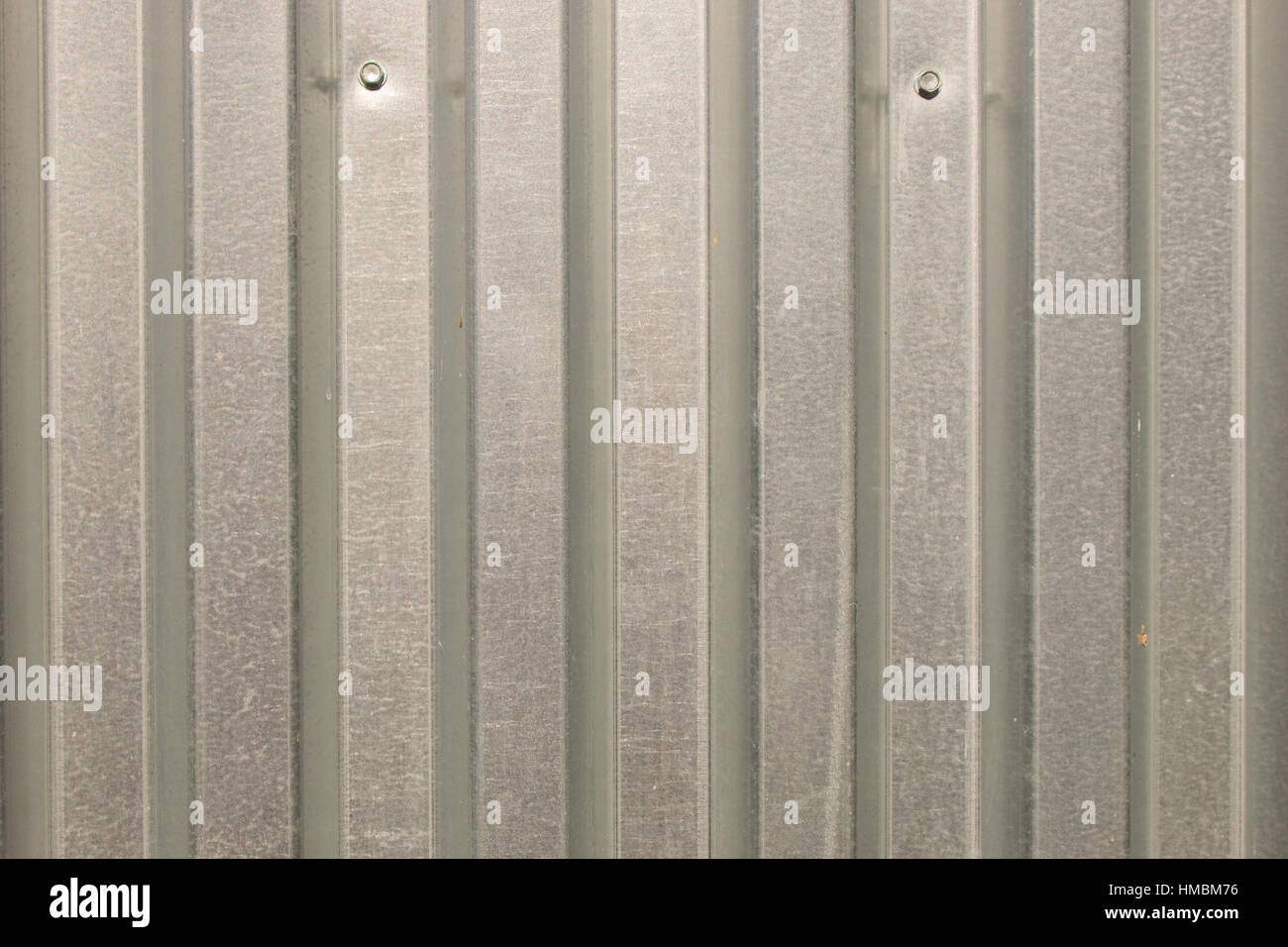 Closeup texture of metal profiled sheet fence decking Stock Photo - Alamy