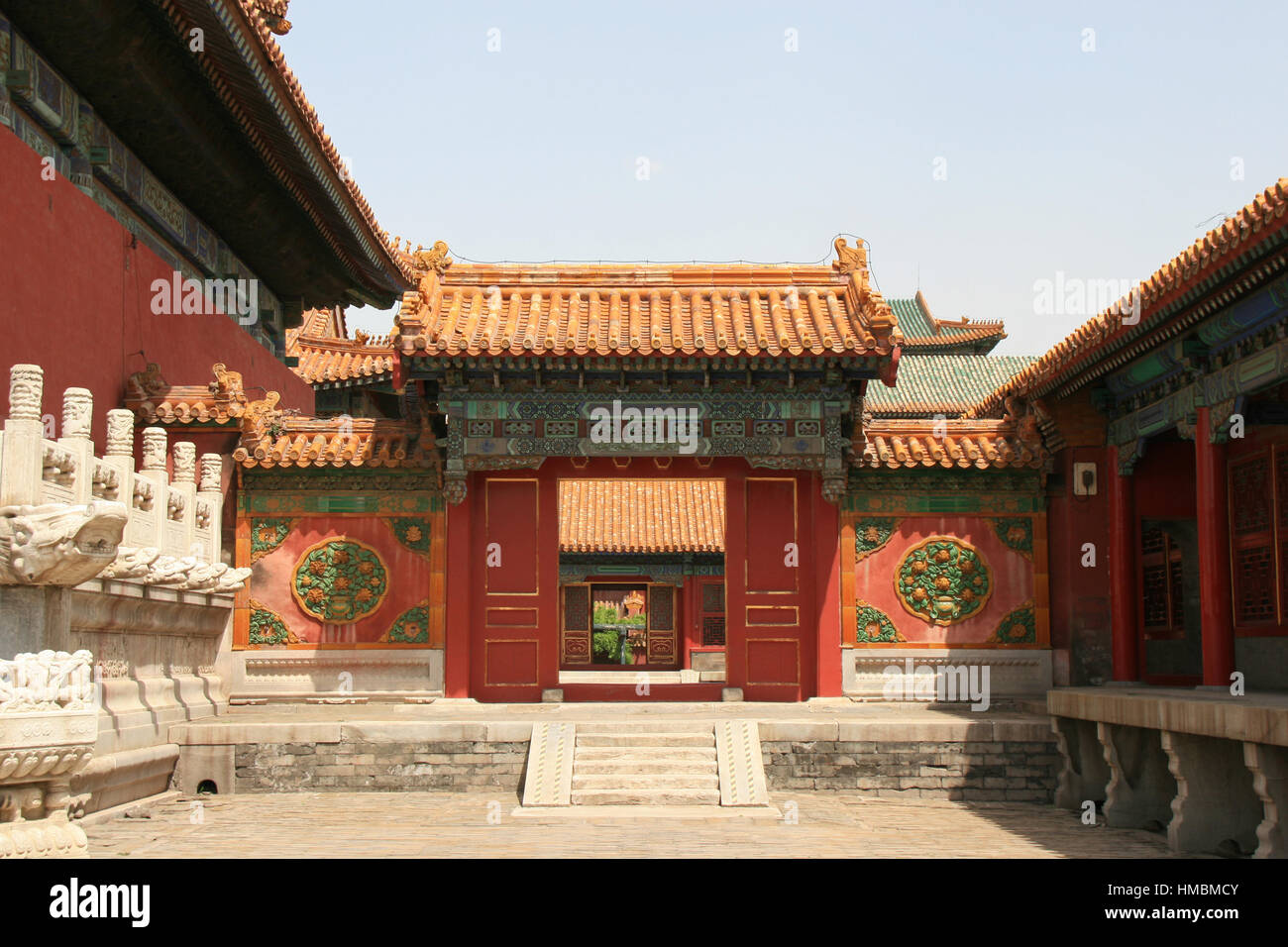 Gate and courts in the Forbidden City in Beijing (China Stock Photo - Alamy