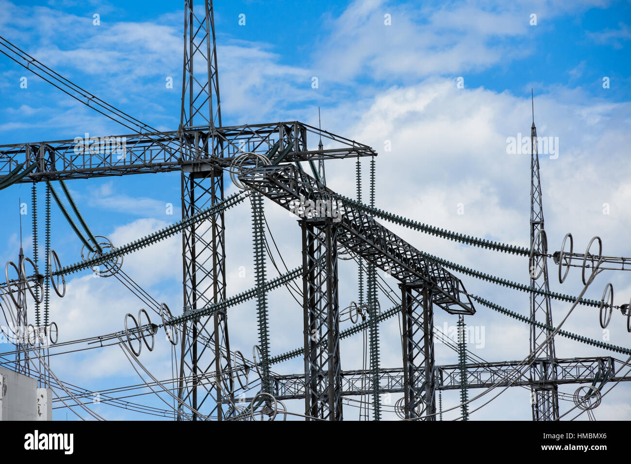 Electric power transmission lines. High voltage switchgear and ...