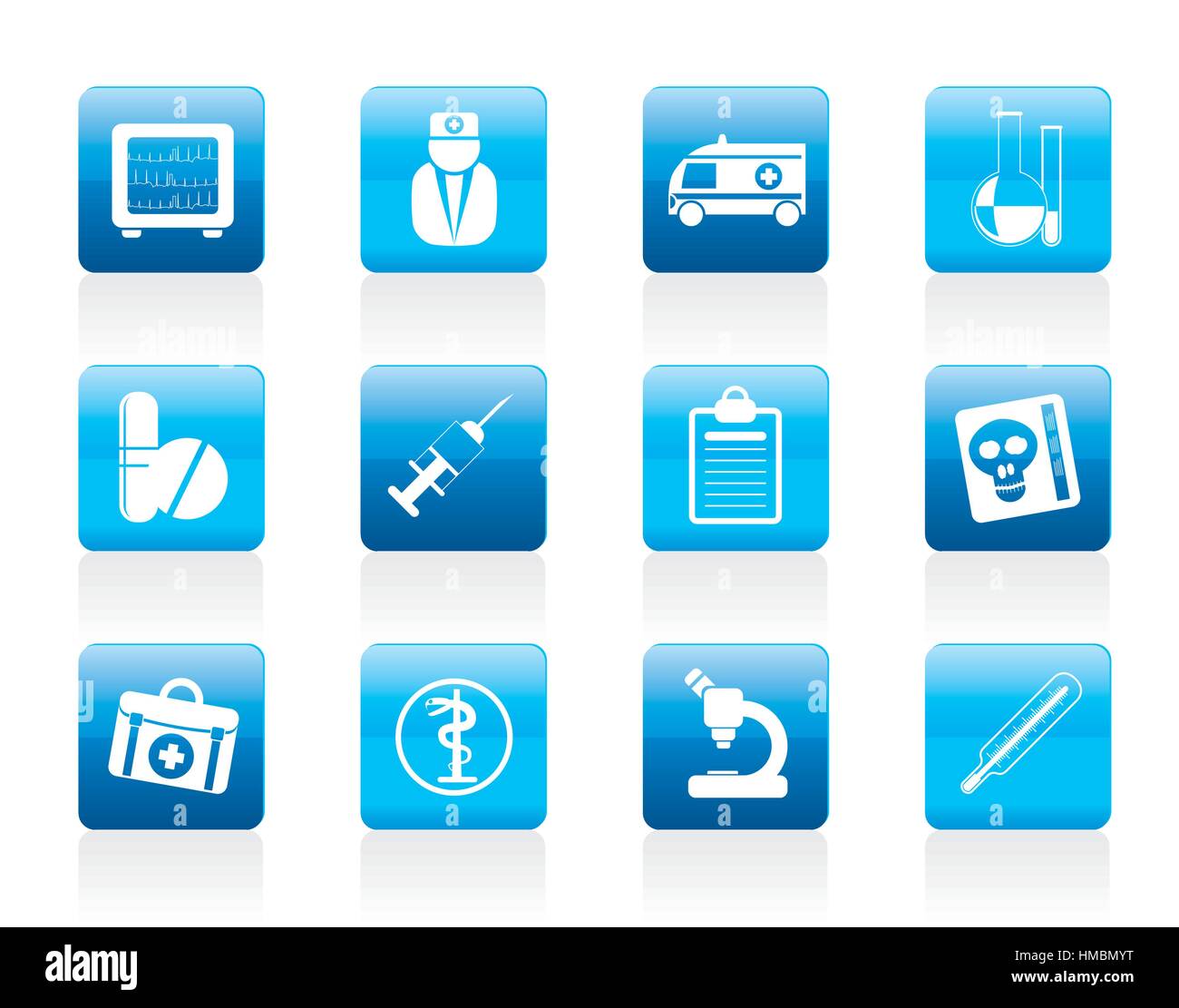 Medical and healthcare Icons Stock Vector Image & Art - Alamy
