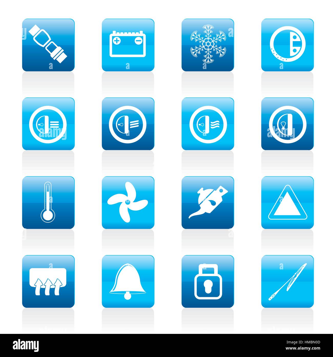 Car dashboard icons hi-res stock photography and images - Alamy