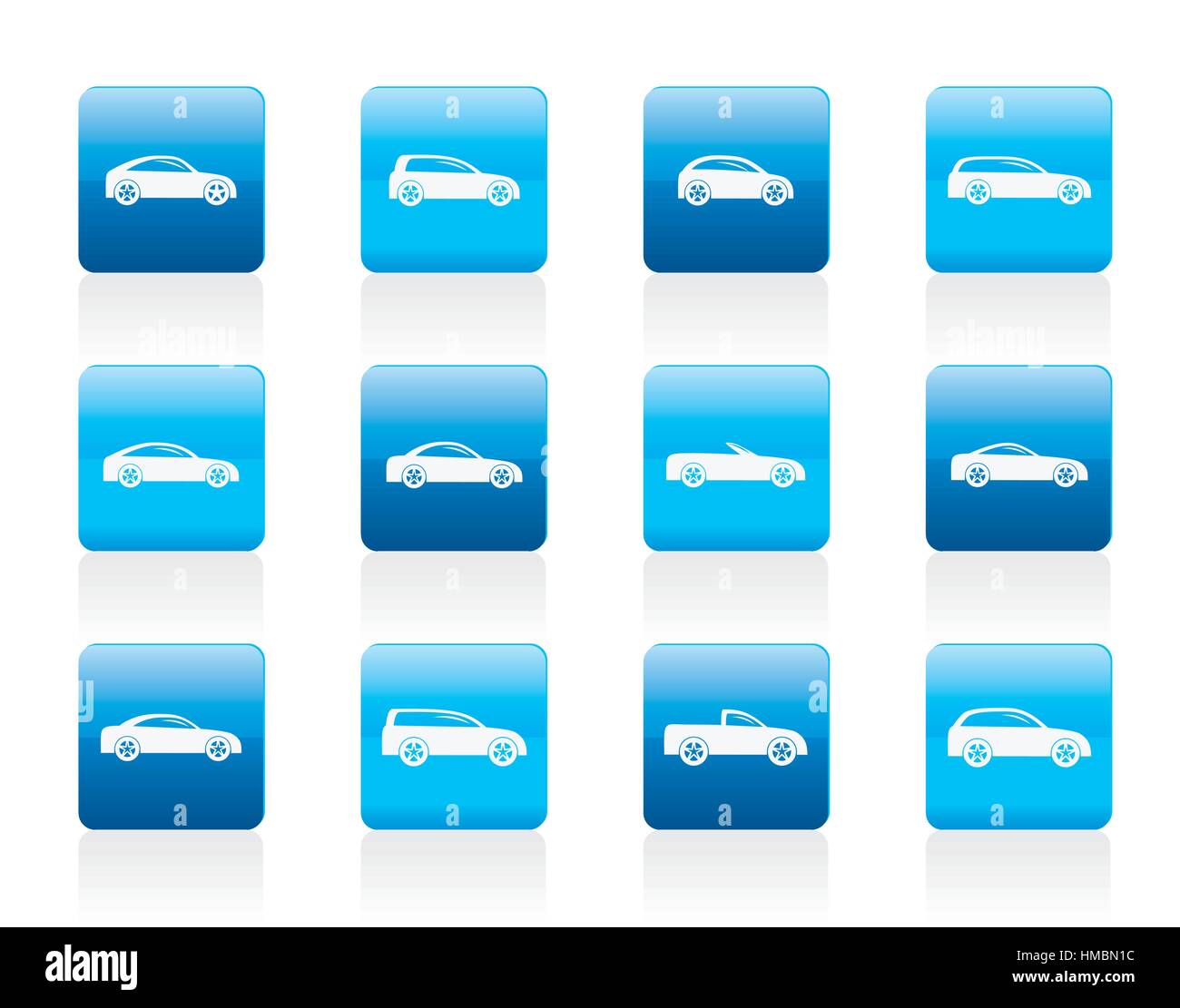 different types of cars icons Stock Vector Image & Art - Alamy