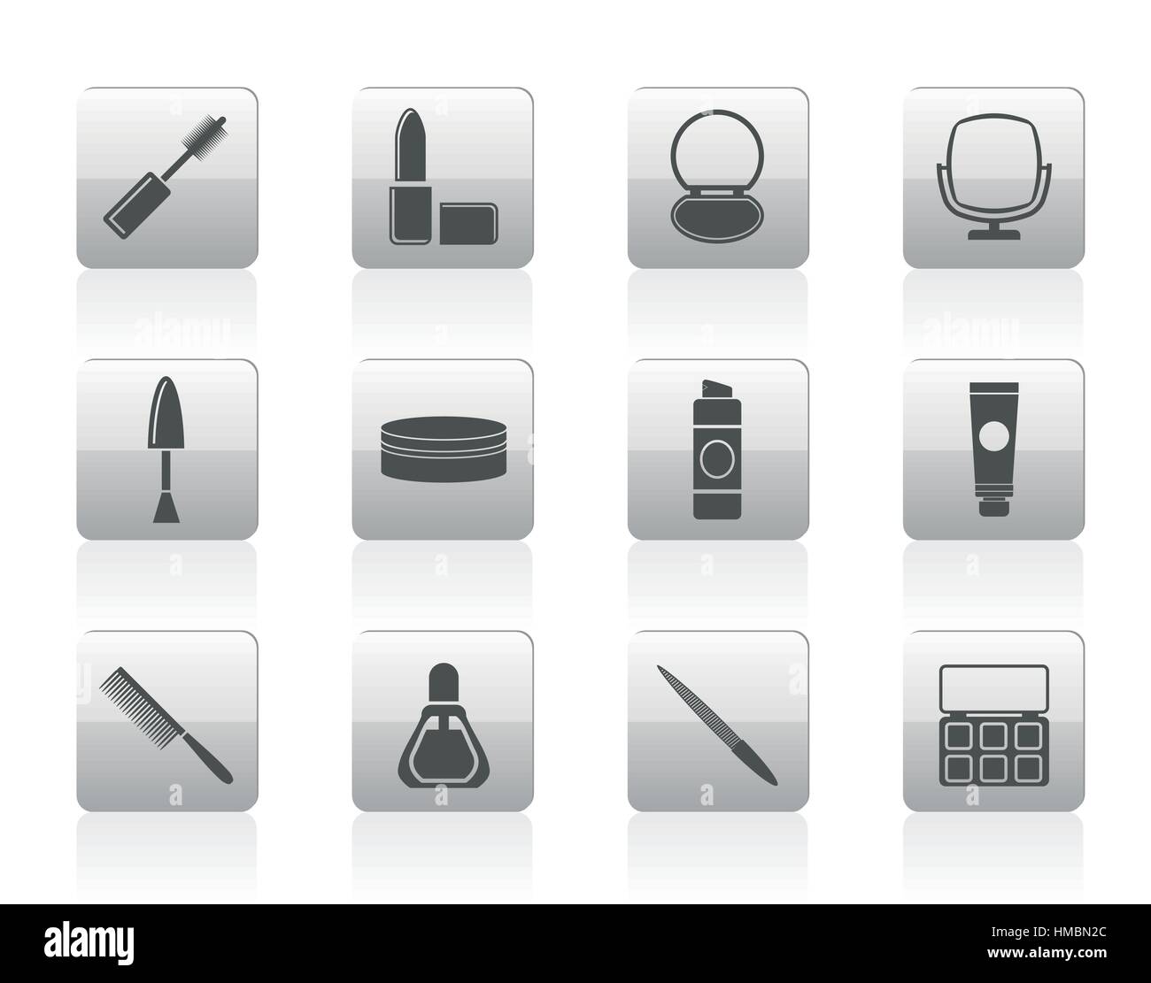 cosmetic and make up icons Stock Vector Image & Art - Alamy