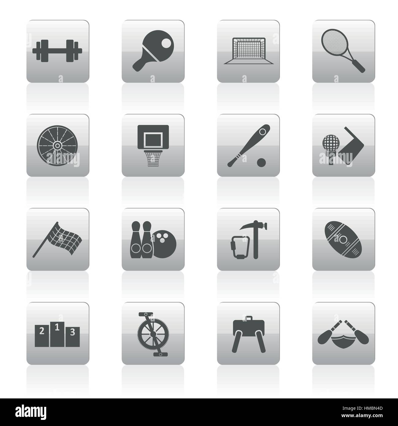 Sports gear and tools Stock Vector Image & Art - Alamy