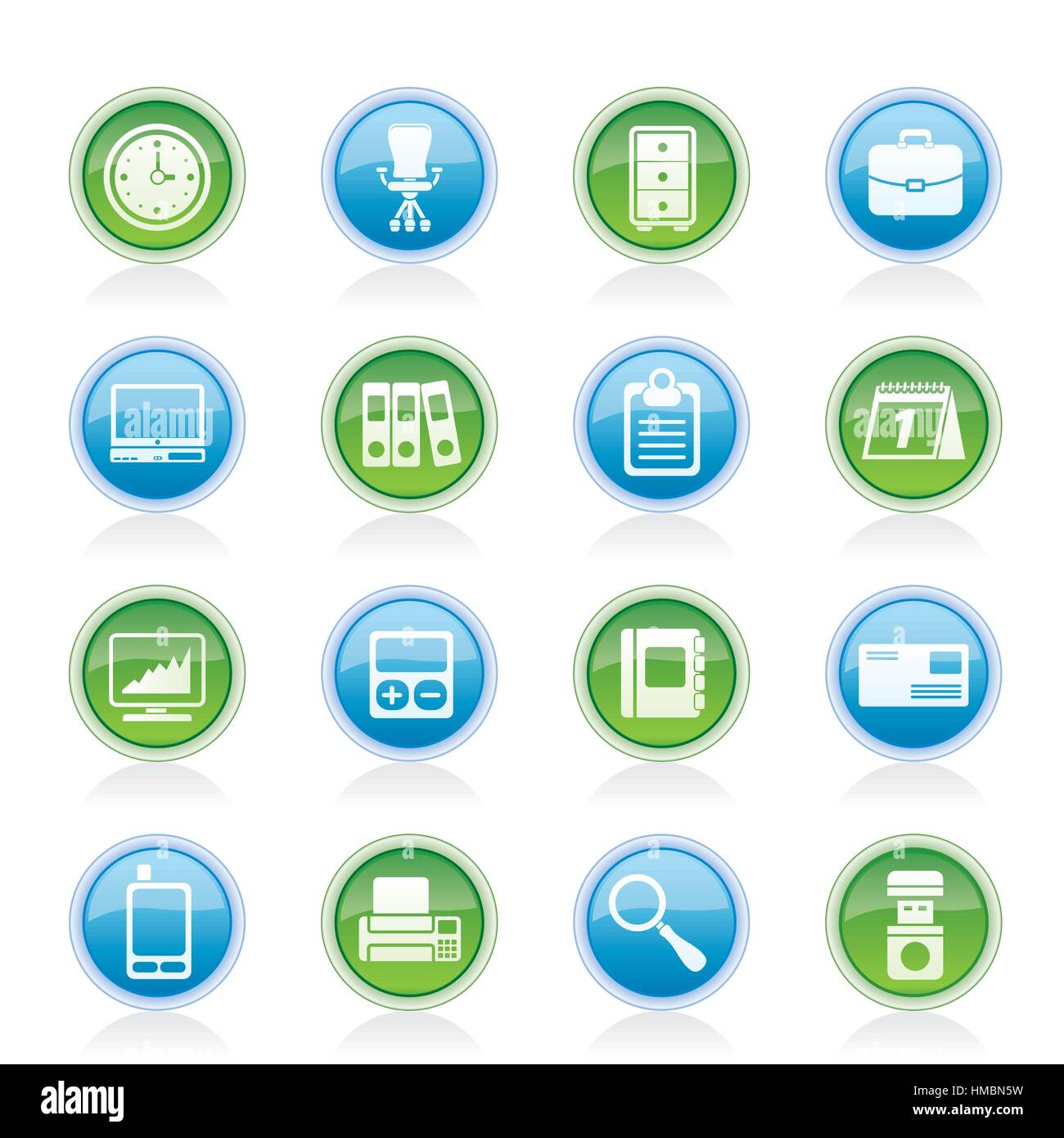 Business and office icons Stock Vector Image & Art - Alamy