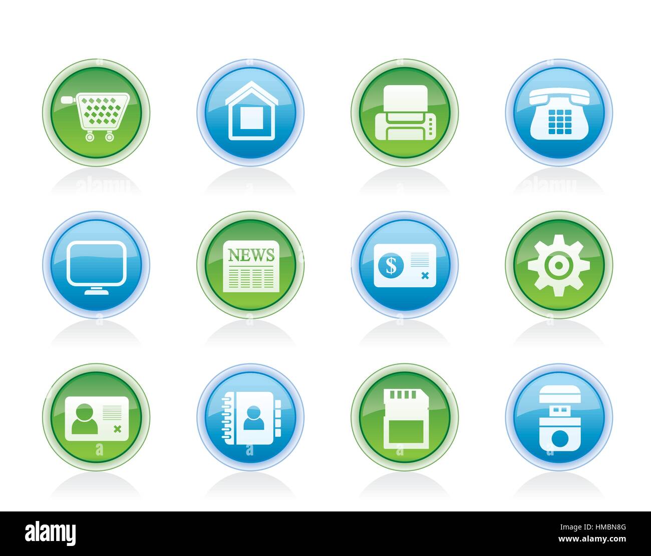 Id icon website button Cut Out Stock Images & Pictures - Alamy