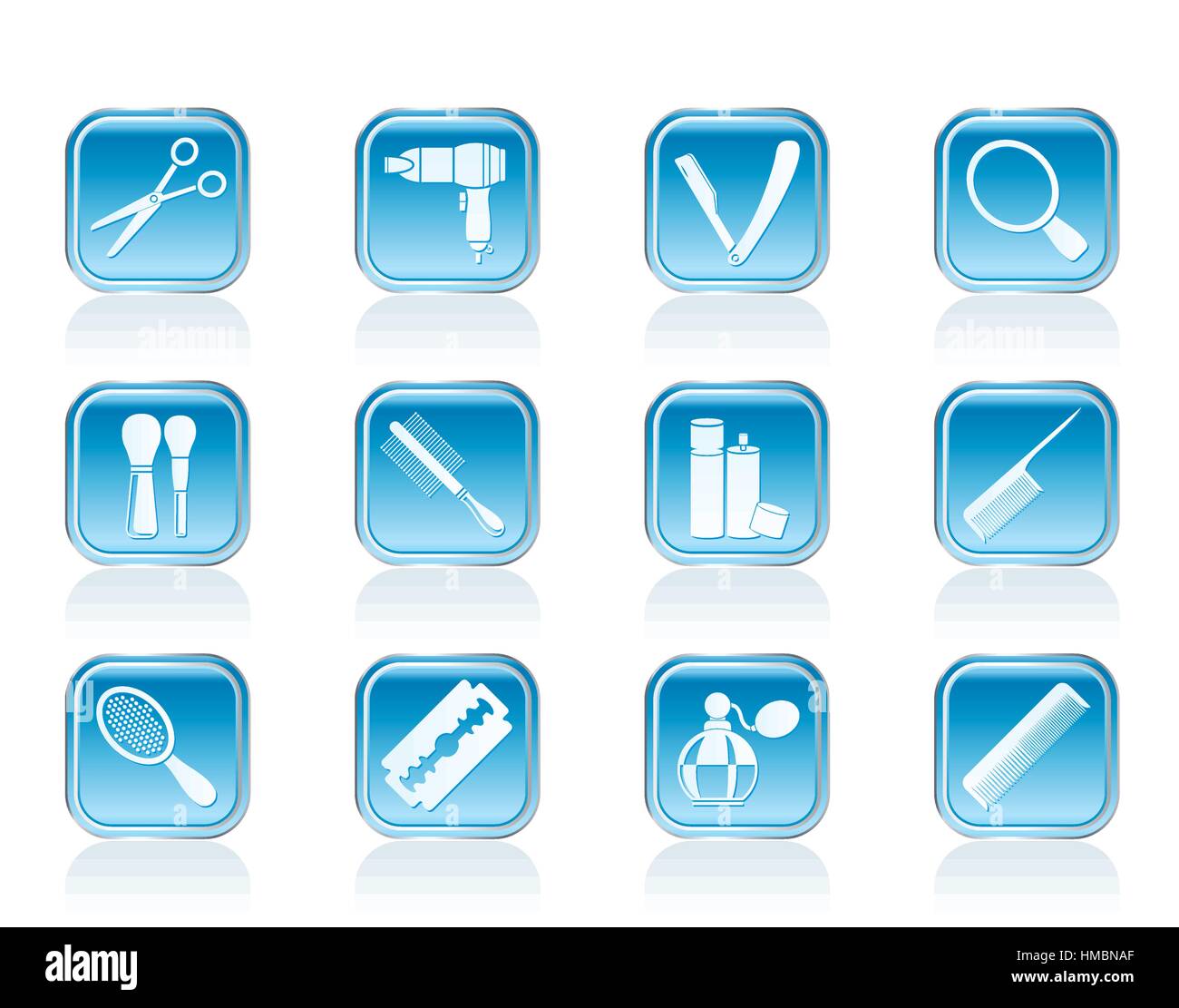 Hairdressing industry Stock Vector Images - Alamy
