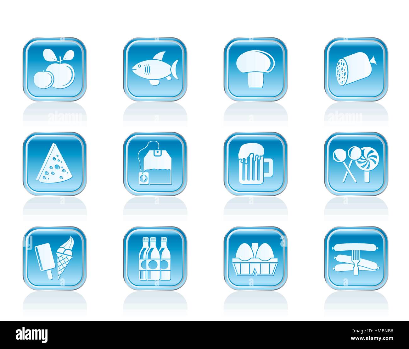 Ice cream tea shop Stock Vector Images - Alamy