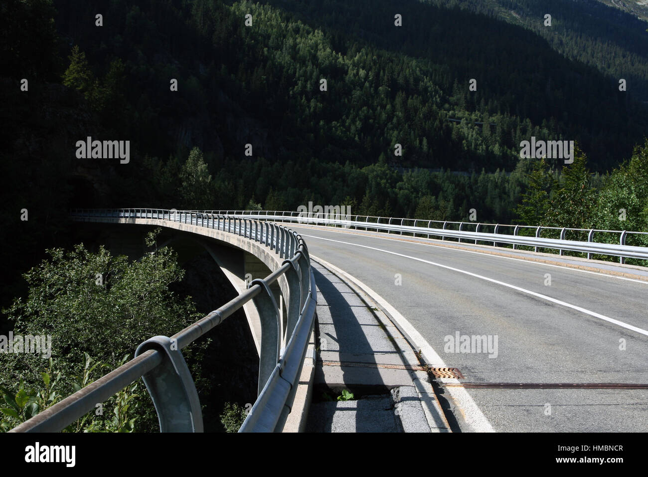 Car tunnel bridge mountains hi-res stock photography and images - Alamy