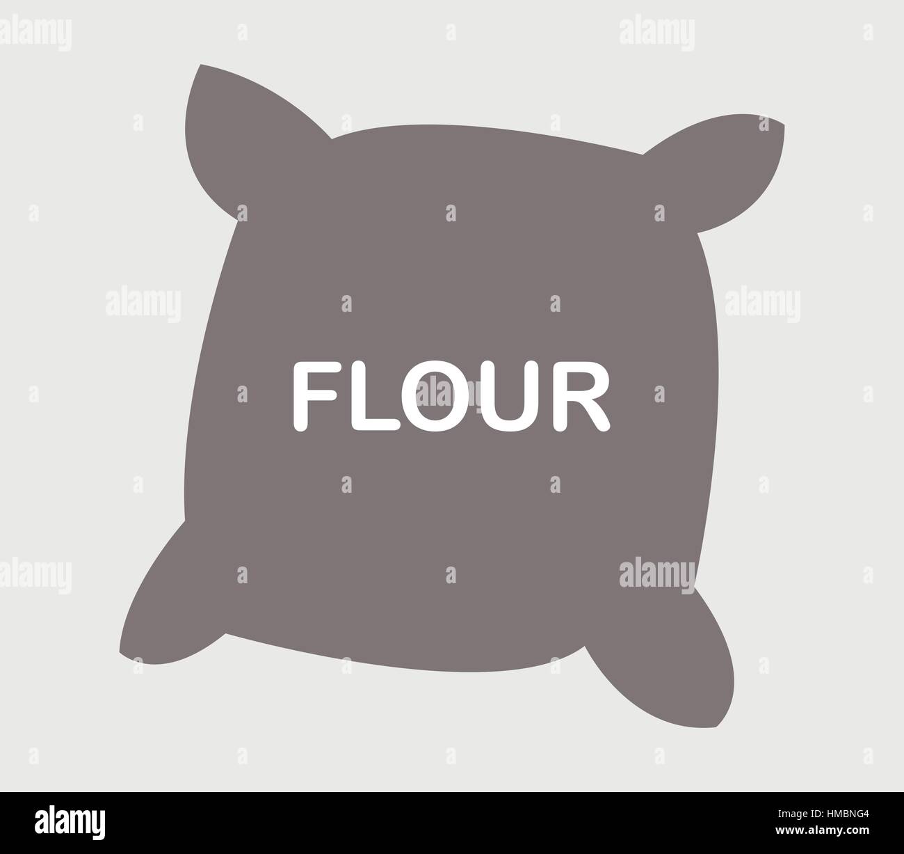 Flour sack icon hi-res stock photography and images - Alamy