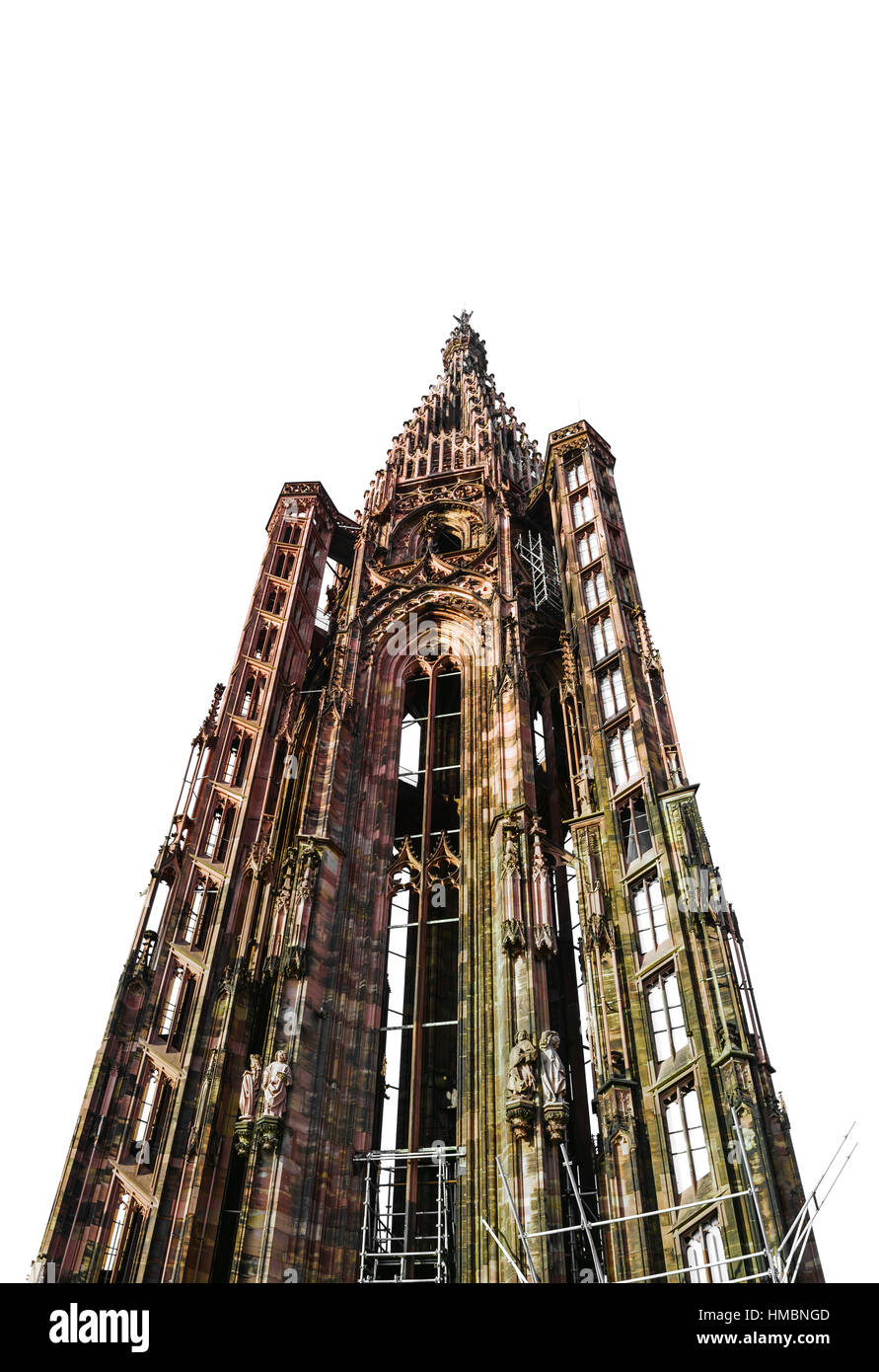 Strasbourg cathedral aerial hi-res stock photography and images - Alamy