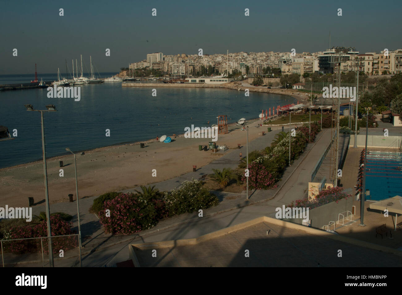 The Votsalakia municipal beach, between Mikrolimano & Pasalimani (below ...