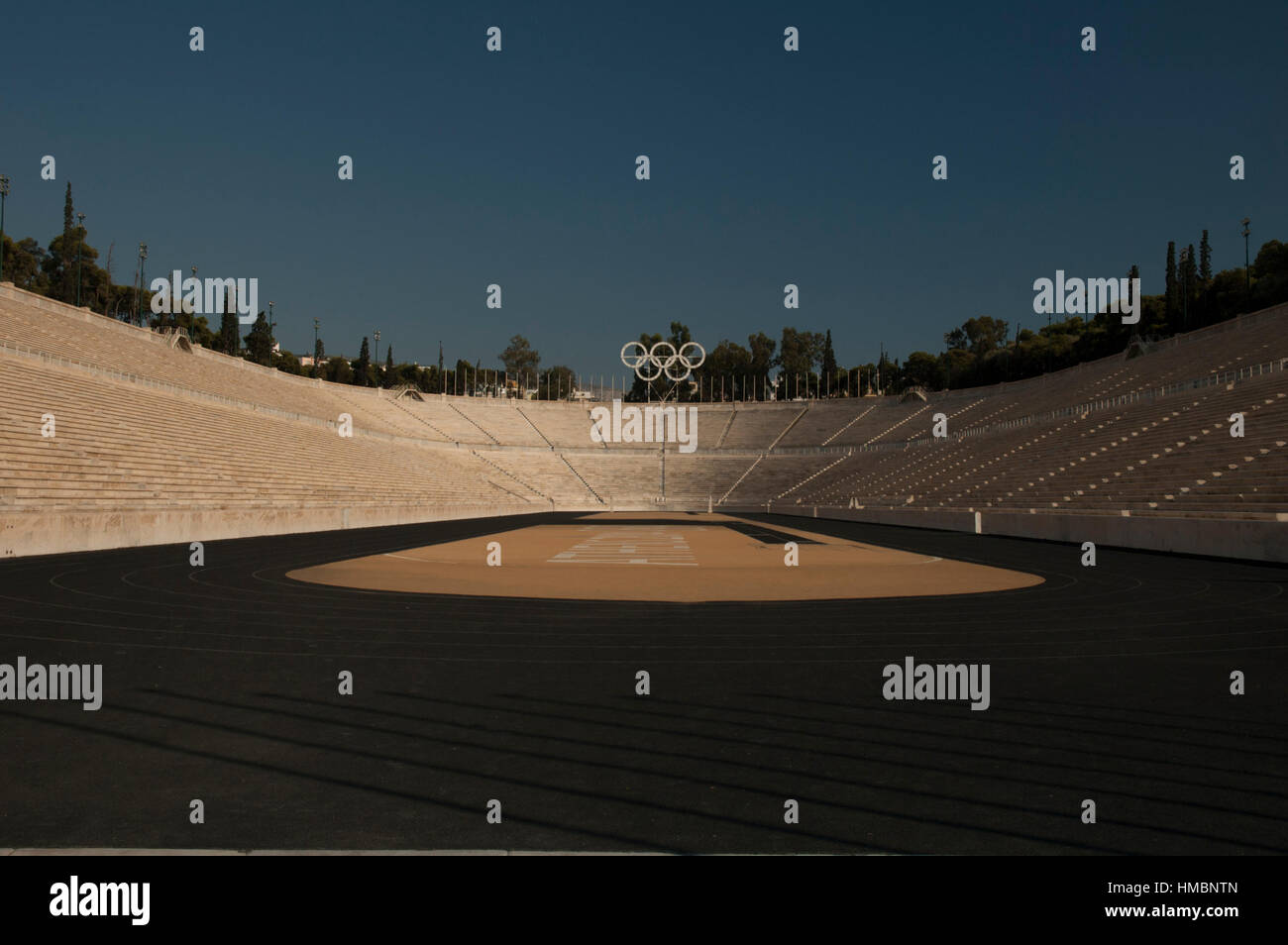 Panathenaic Stadium, Olympic Stadium, Athens, Greece Stock Photo - Alamy