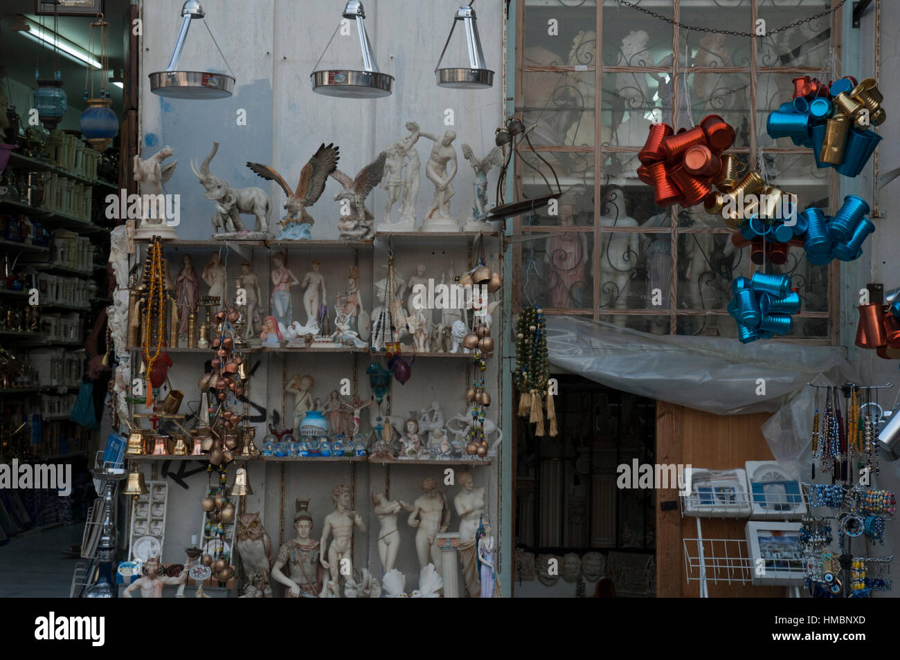 Athens street Shop. Greece Stock Photo - Alamy