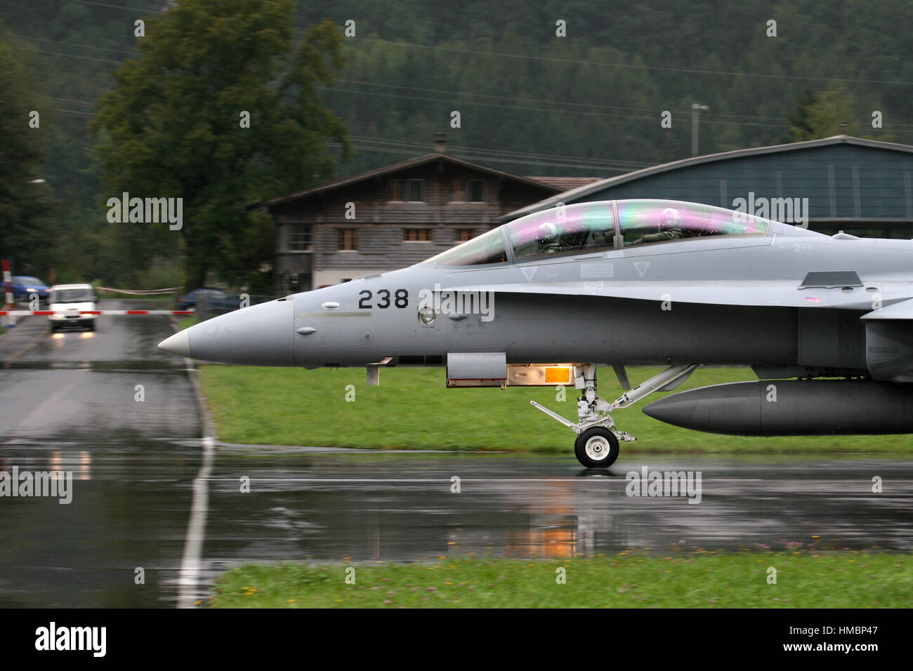 Swiss Air Force F18 Hornet Stock Photo - Alamy
