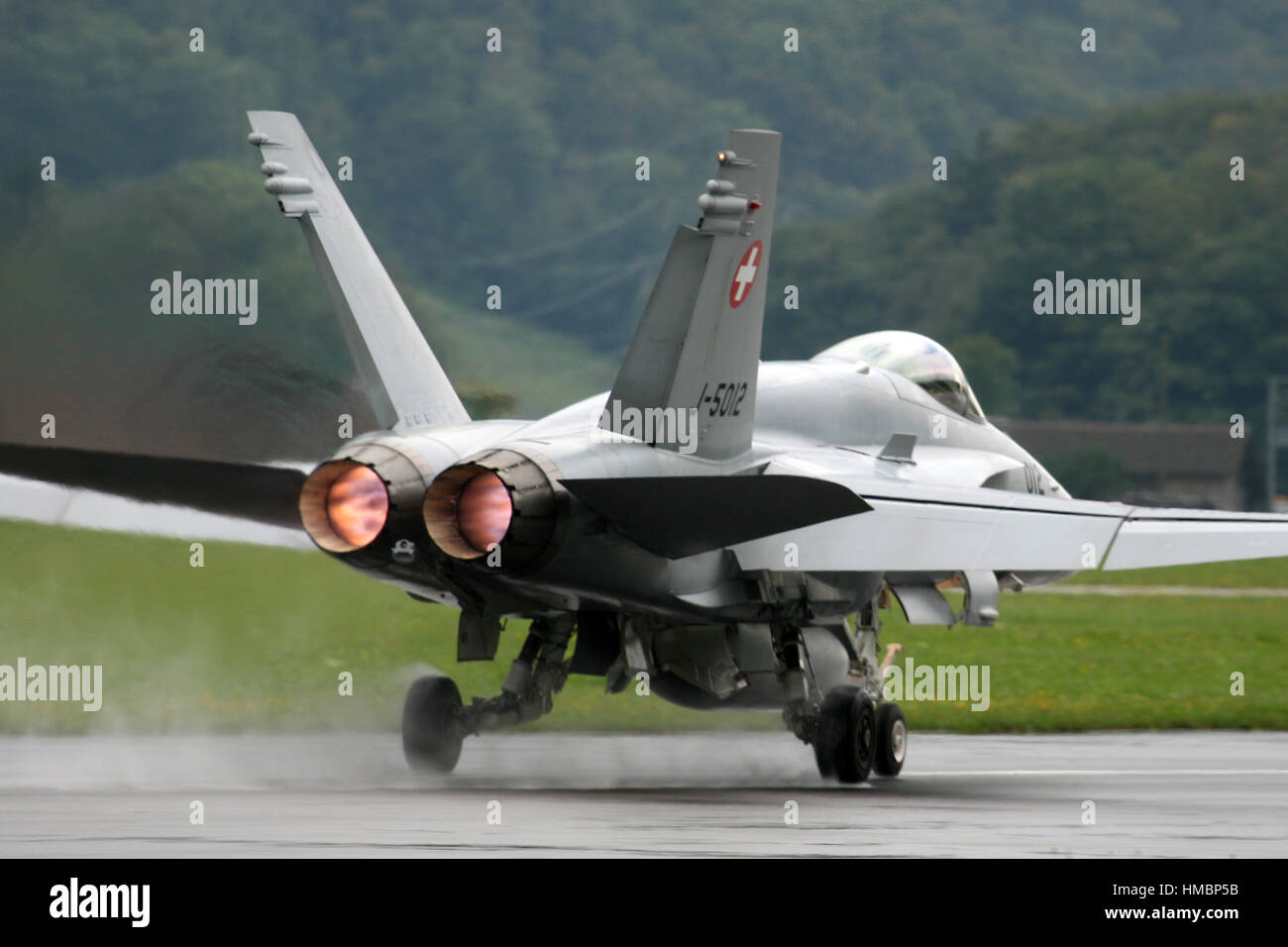 Swiss Air Force F18 Hornet Stock Photo - Alamy