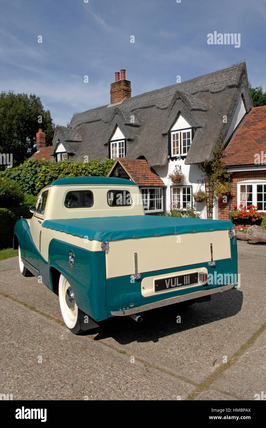 Austin A70 Pickup Truck Rear 3/4 Angle Stock Photo - Alamy