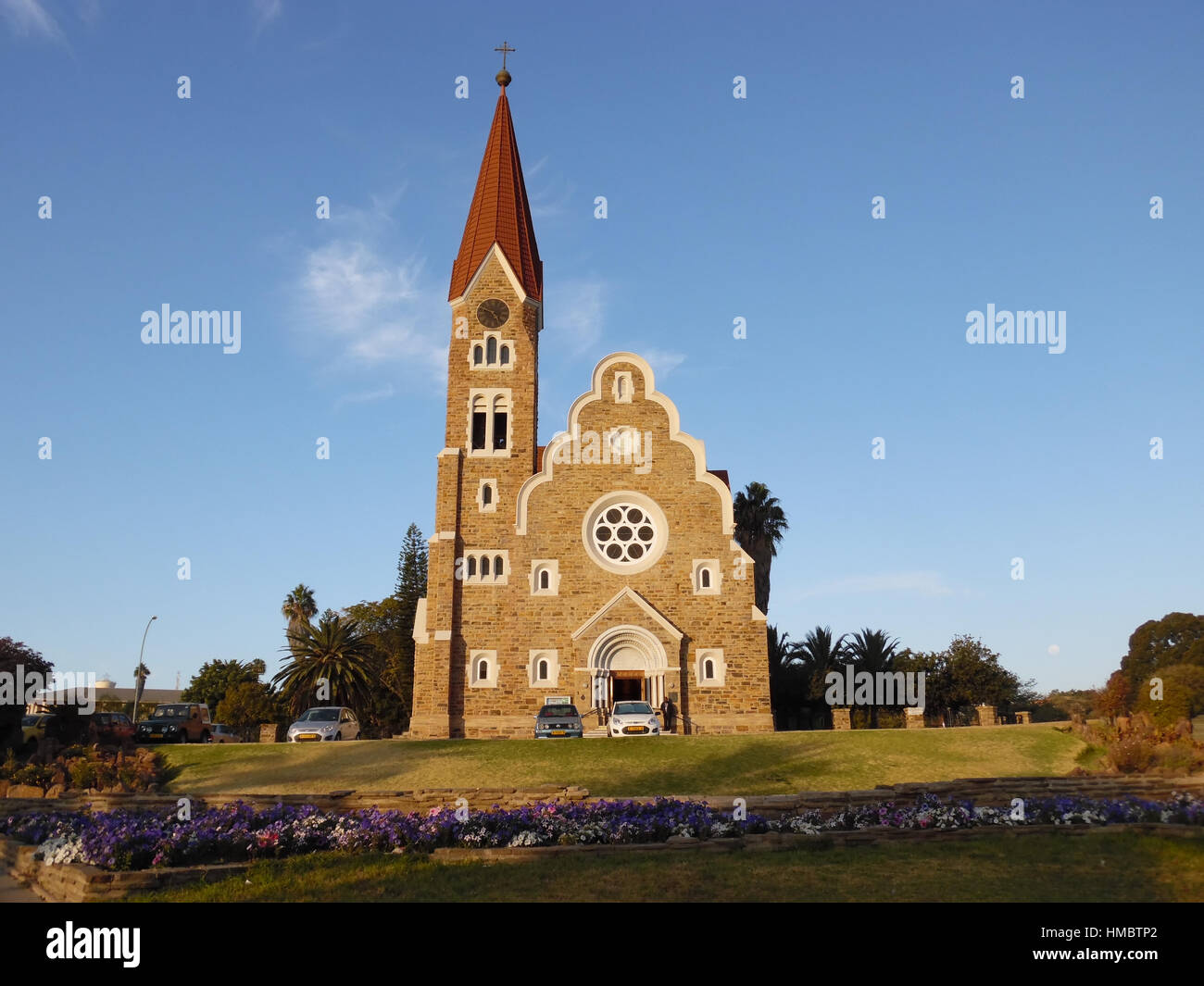 Main church in Windhoek, capital town of Namibia Stock Photo - Alamy