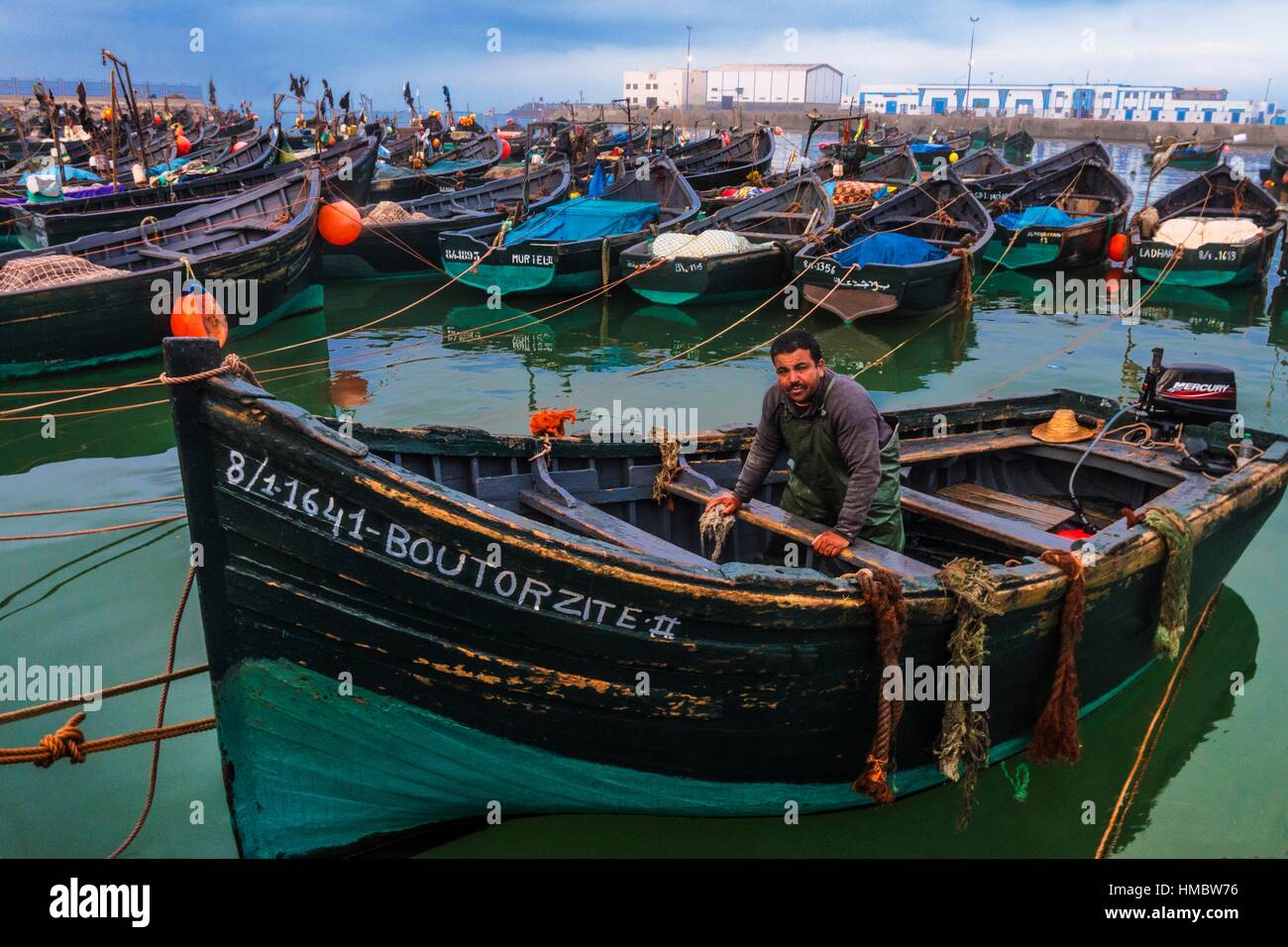 Fishing harbour of sidi ifni hi-res stock photography and images - Alamy