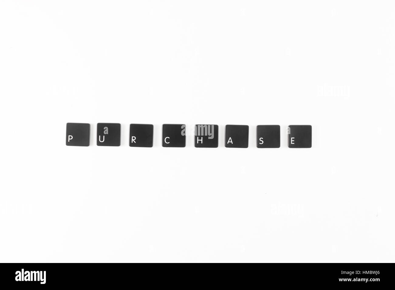 Purchase word written with black computer keyboard keys Stock Photo - Alamy