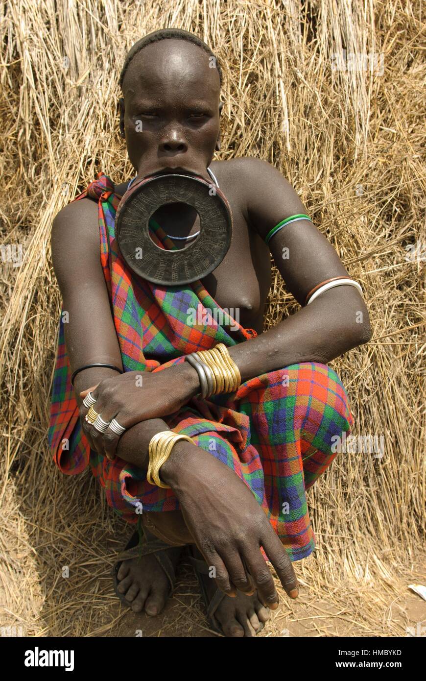 Mursi Tribe, Mago National Park, Omo River Valley, South Ethiopia ...
