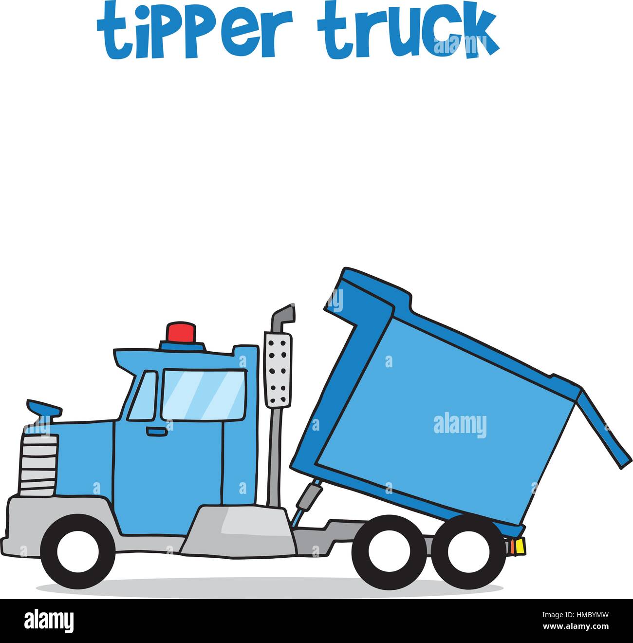 Illustration of tipper truck transportation Stock Vector Image & Art ...