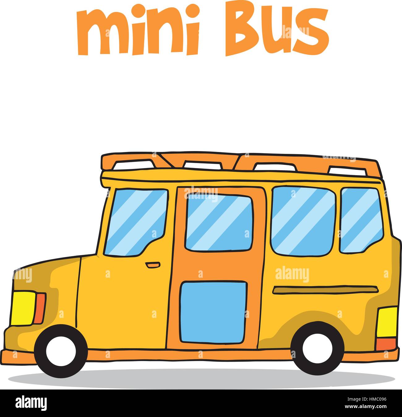 Transportation of mini bus collection Stock Vector Image & Art - Alamy