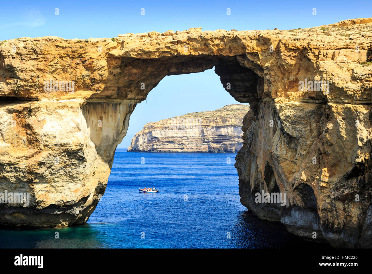 Azure window, Gozo, Malta Stock Photo - Alamy