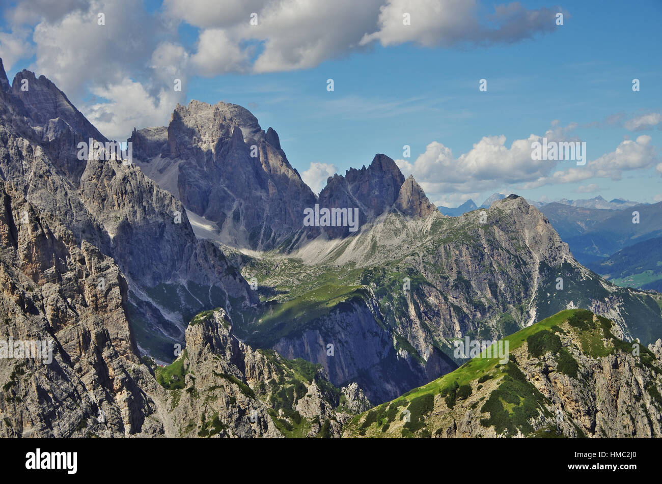 View of Popera Group, Comelico Superiore, Dolomites, Italy Stock Photo ...
