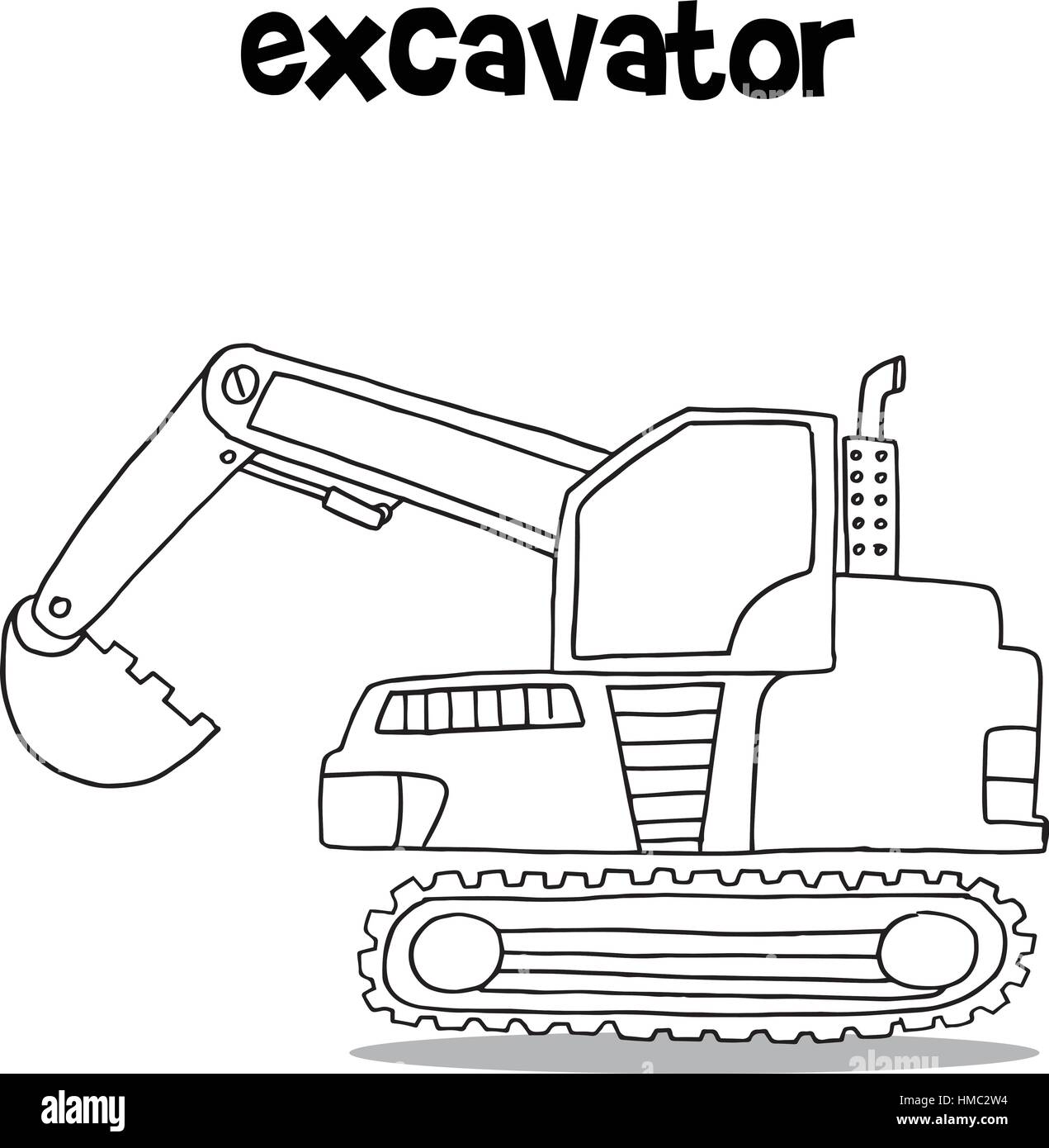 Collection of excavator transportation vector Stock Vector Image & Art ...