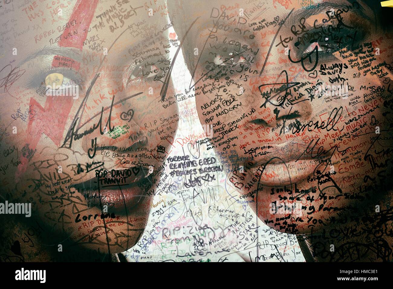 Graffiti david bowie hi-res stock photography and images - Alamy