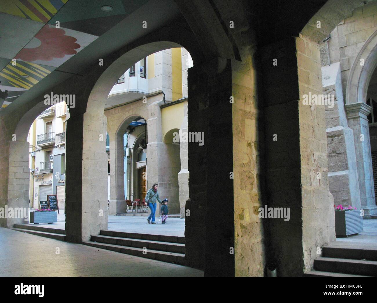 Old Town, Lleida, Spain Stock Photo - Alamy