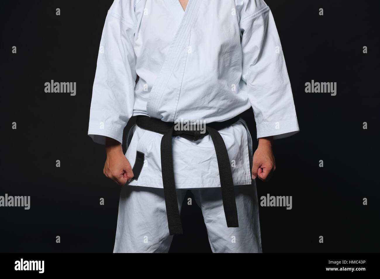 Japanese karate master Stock Photo - Alamy