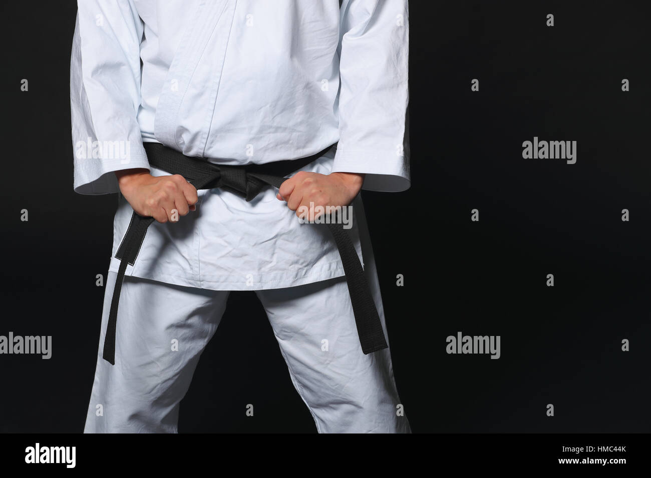 Japanese karate master Stock Photo - Alamy