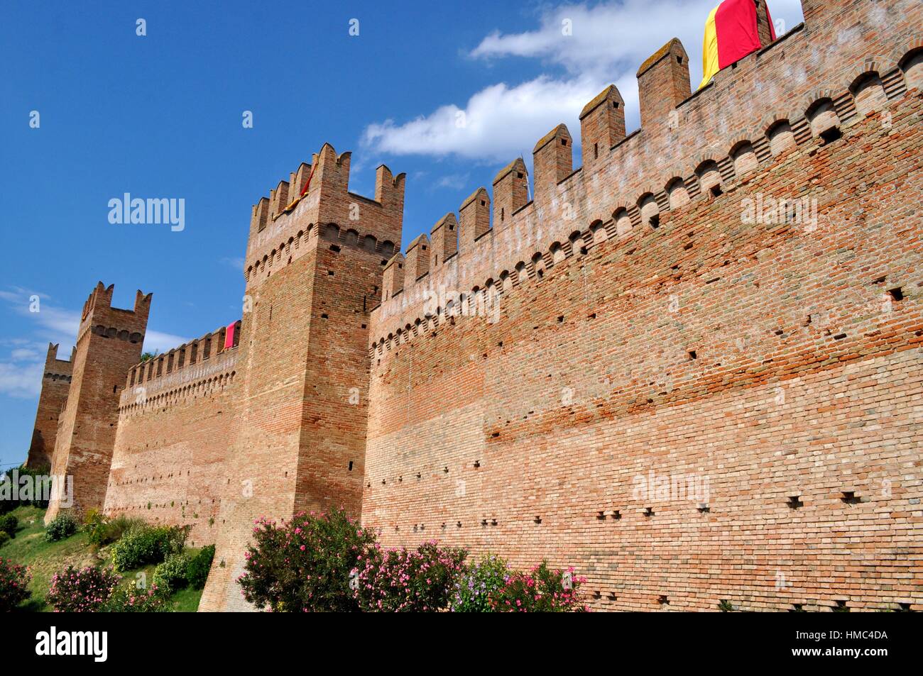 Gradara, Pesaro - Urbino, Italy, the Castello, Castle Stock Photo - Alamy