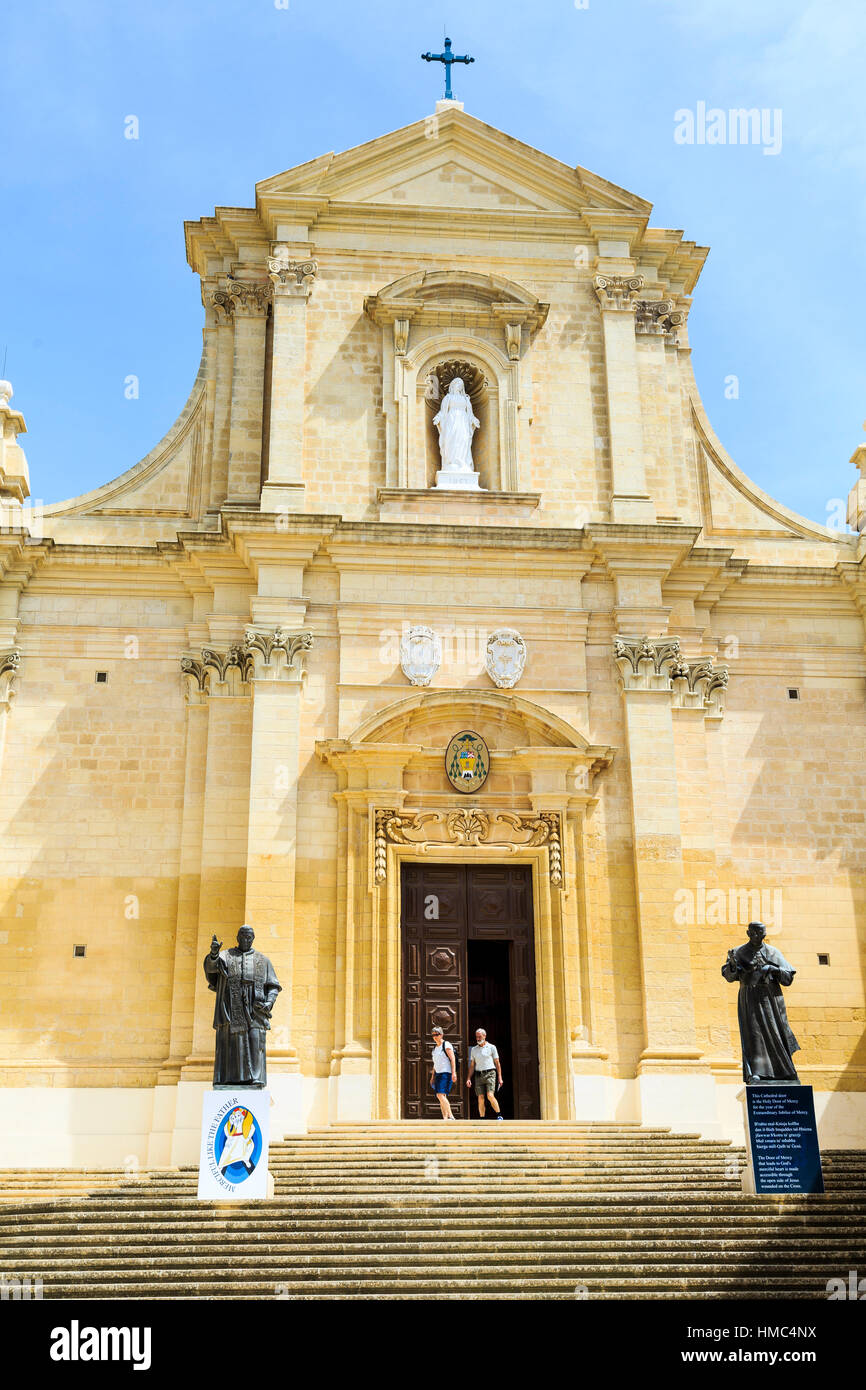 Cathedral of assumption, victoria, rabat, gozo, malta Stock Photo - Alamy