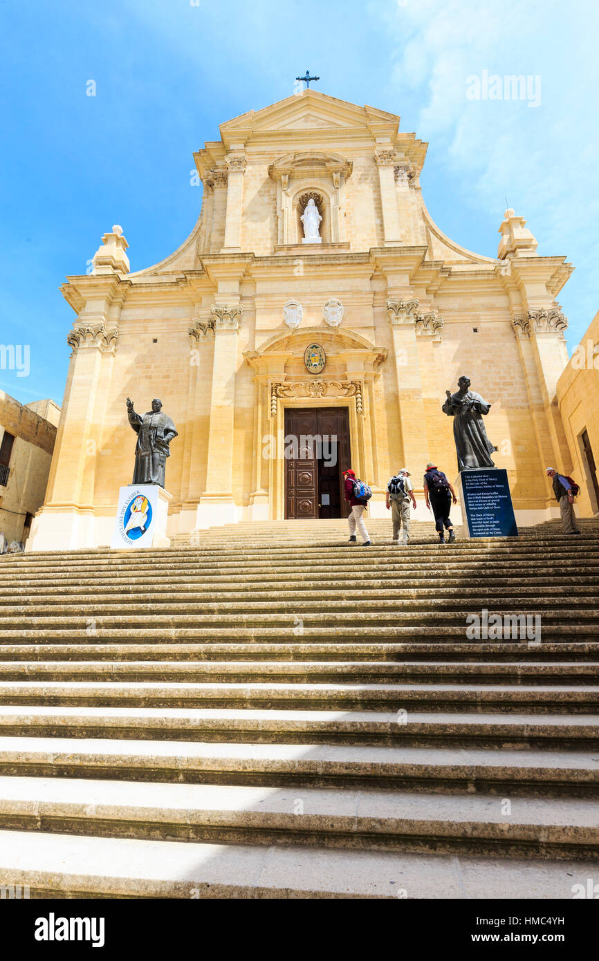 Cathedral of assumption, victoria, rabat, gozo, malta Stock Photo - Alamy
