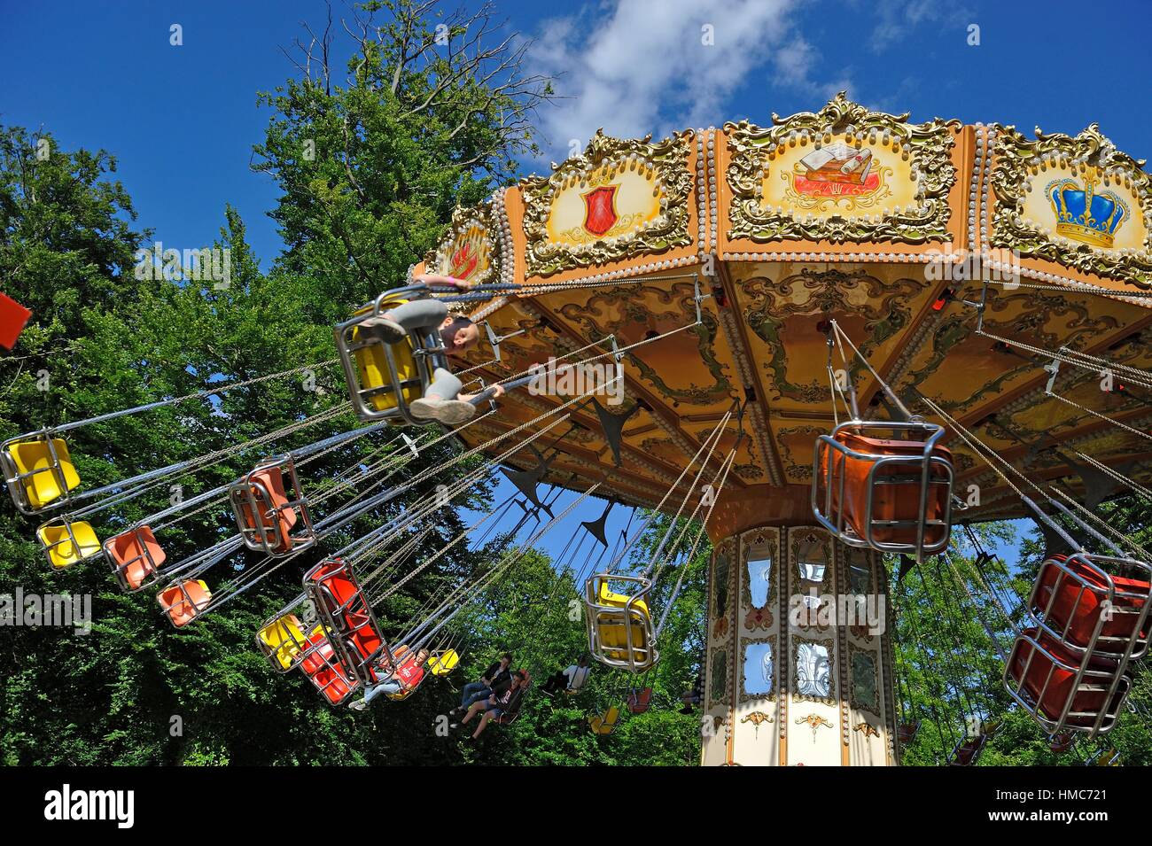 Chair swing ride at tivoli friheden hi-res stock photography and images ...