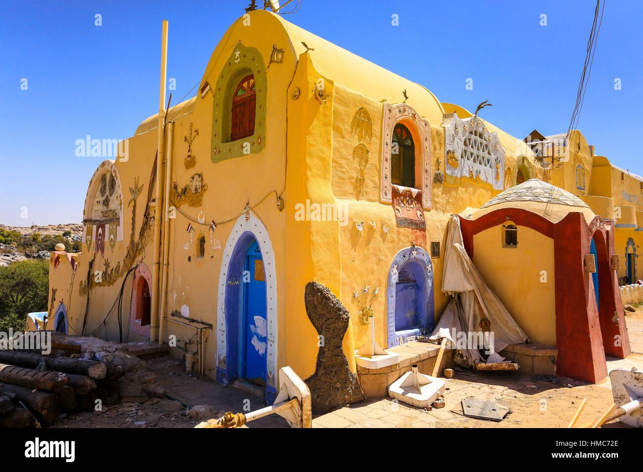 Nubian house decoration hi-res stock photography and images - Alamy