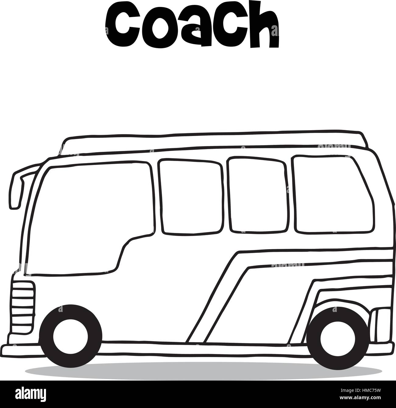 Mini coach Stock Vector Images - Alamy