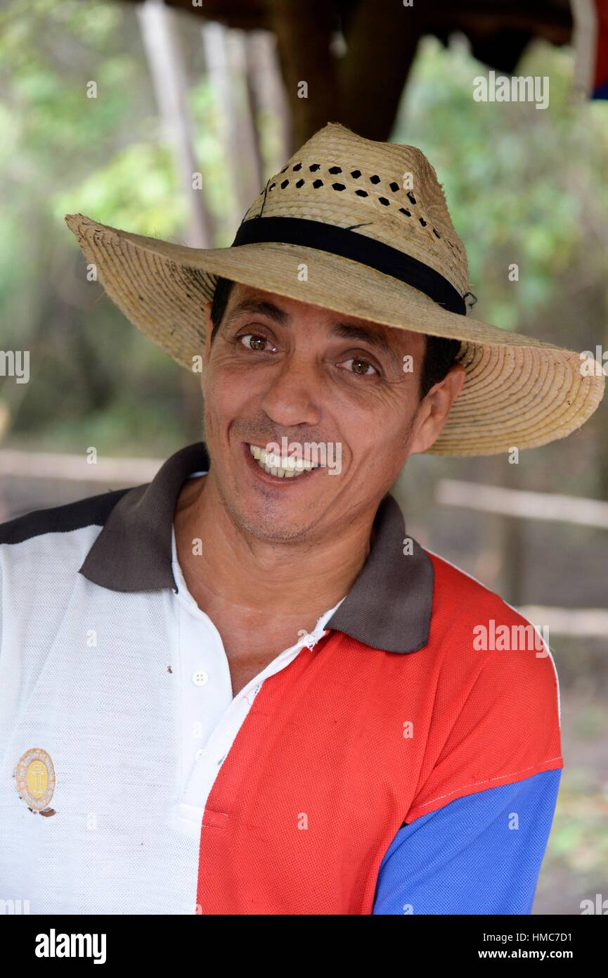 Portrait of a cuban smiling man in Cuba Stock Photo - Alamy