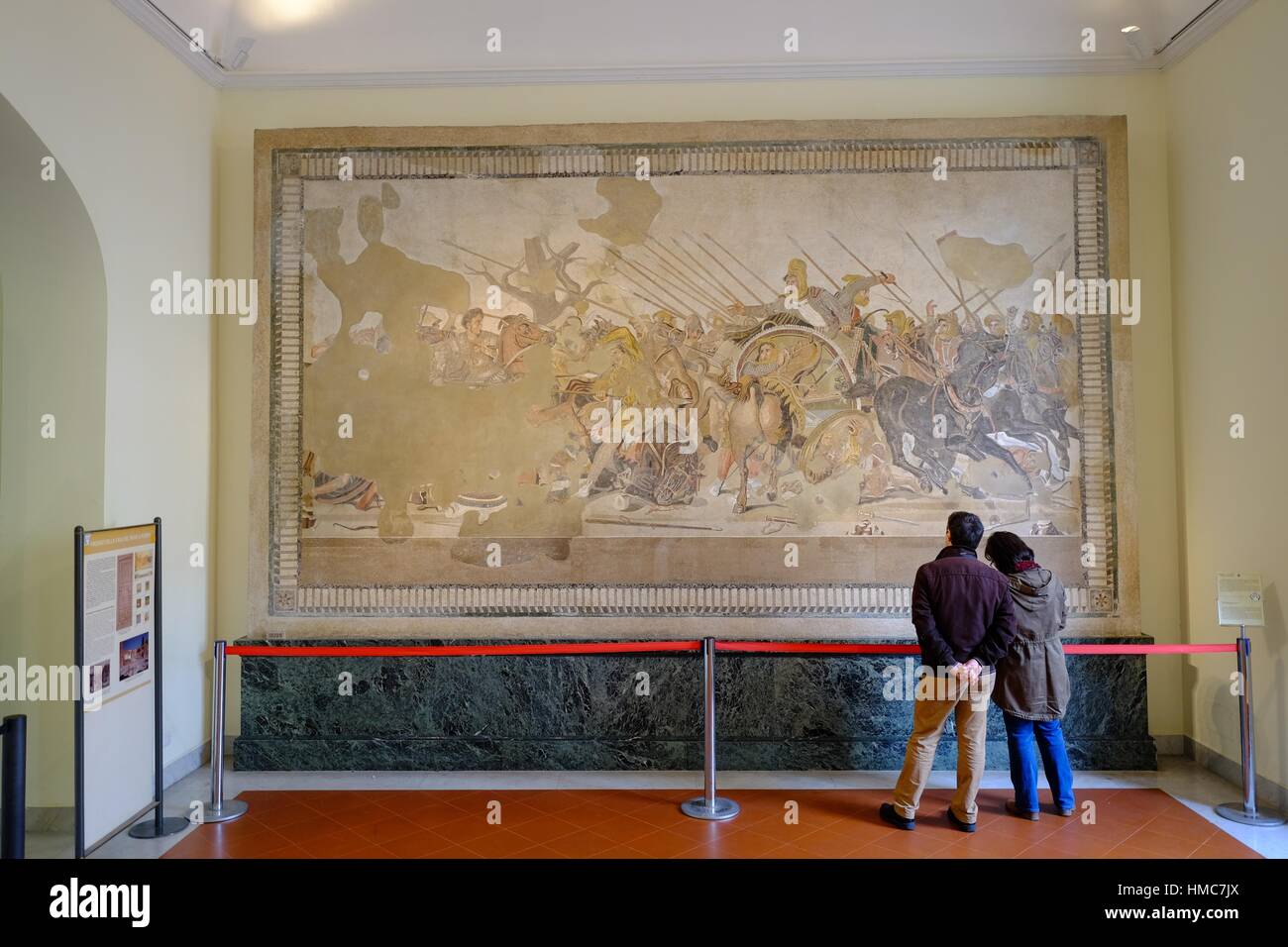Alexander Mosaic Pompeii Stock Photos & Alexander Mosaic Pompeii Stock ...