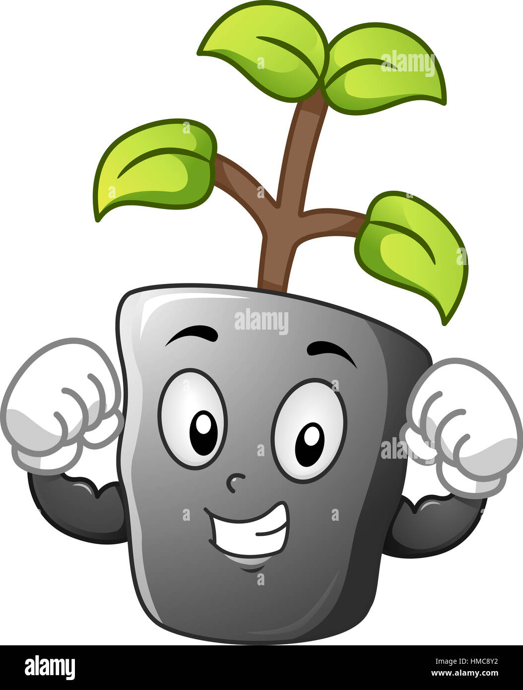Cartoon flexing muscles isolated hi-res stock photography and images ...