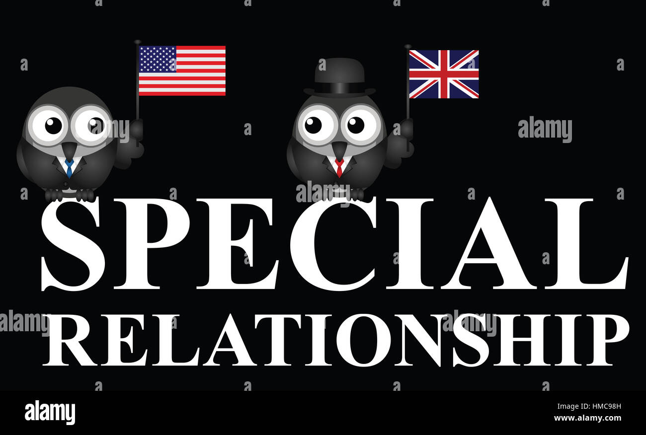 Us uk special relationship illustration hi-res stock photography and ...