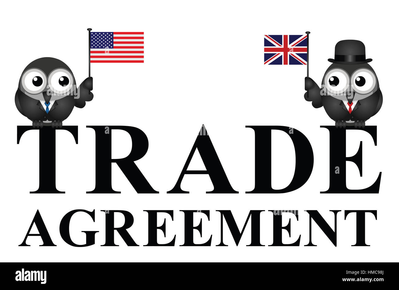 Us uk trade agreement Cut Out Stock Images & Pictures - Alamy