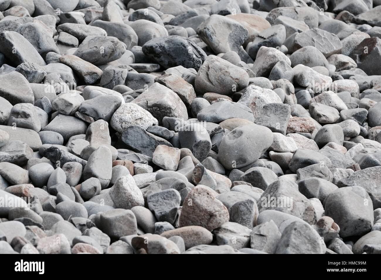 Full frame view of dry rocks and pebbles on Australian beach Stock ...