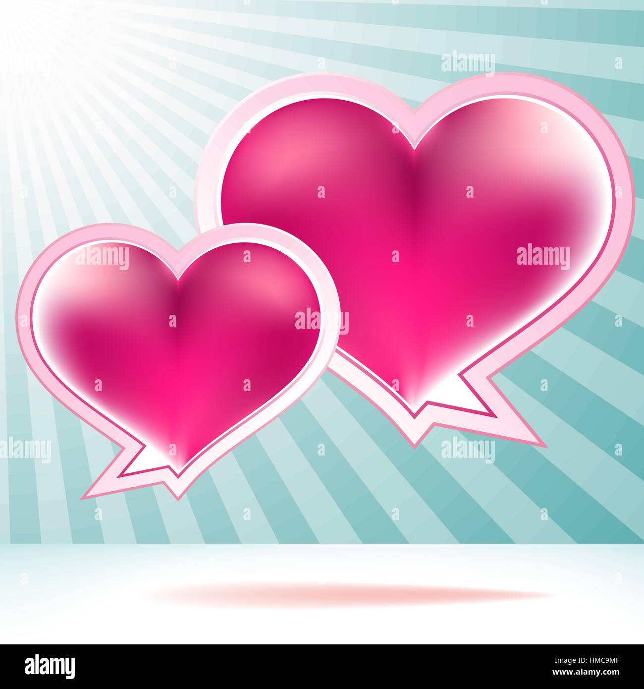 Heart shaped vector bubbles. + EPS8 vector file Stock Vector Image ...