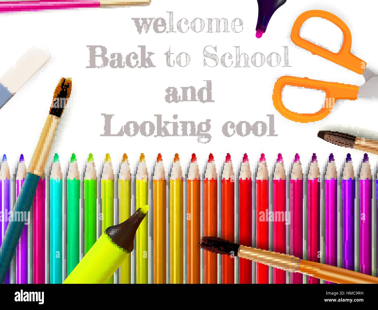 Modern school background with place for your text. plus EPS10 vector ...