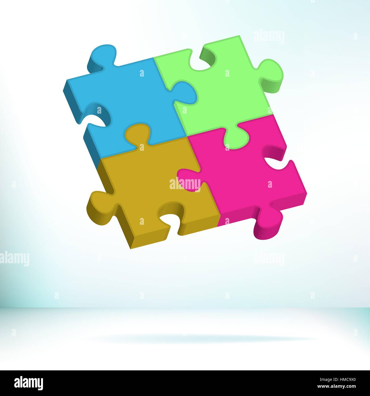 Abstract Puzzle. + EPS8 vector file Stock Vector Image & Art - Alamy
