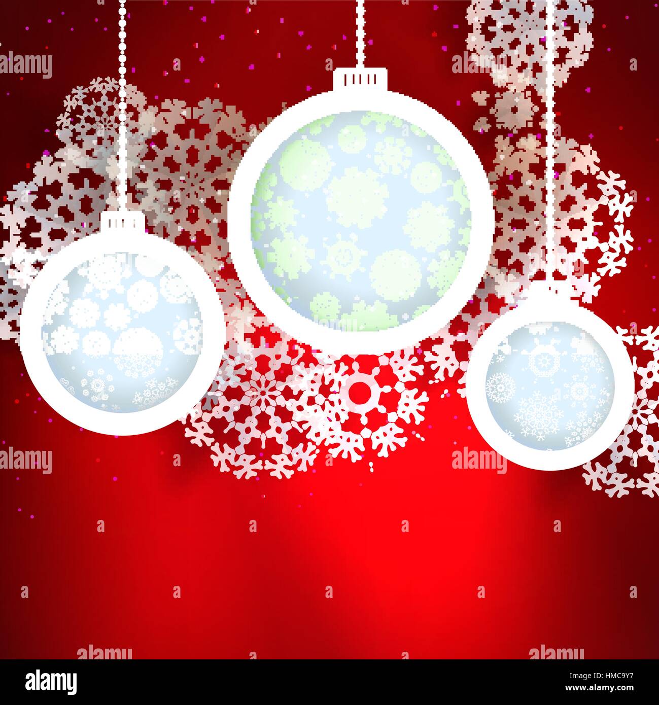 Paper hanging on christmas Stock Vector Images - Alamy